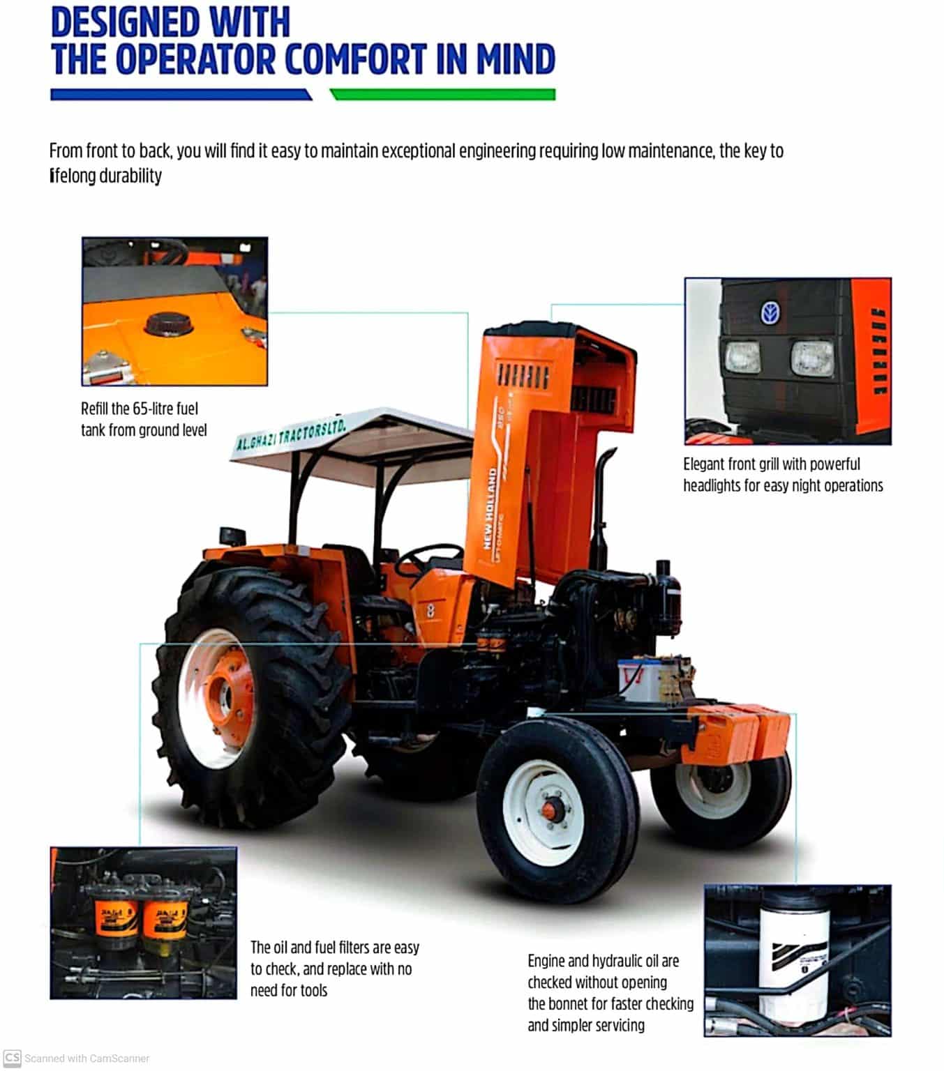 NH 850 Tractor Price Model 2025 Al-Ghazi New Holland 85HP