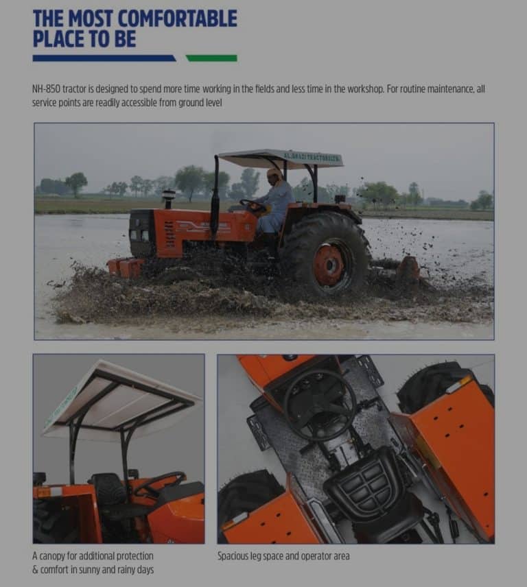NH 850 Tractor Price Model 2025 Al-Ghazi New Holland 85HP